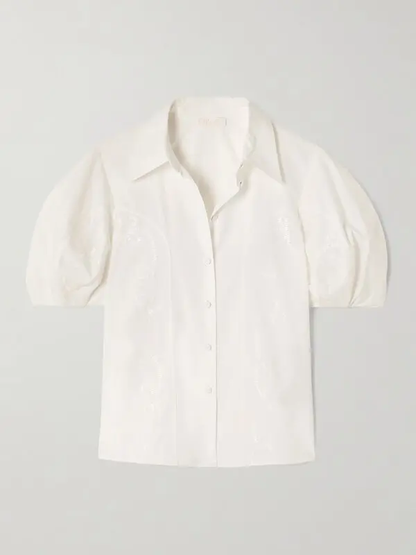 Chloé Cotton-voile Blouse