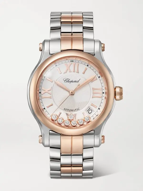Chopard Happy Sport Automatic 36mm Watch - Gold