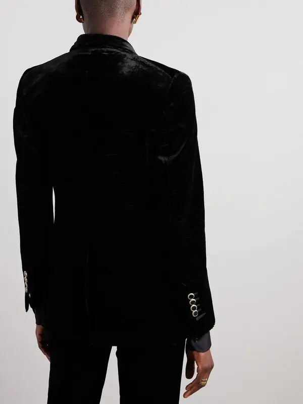 TOM FORD Wool-blend Velvet Blazer