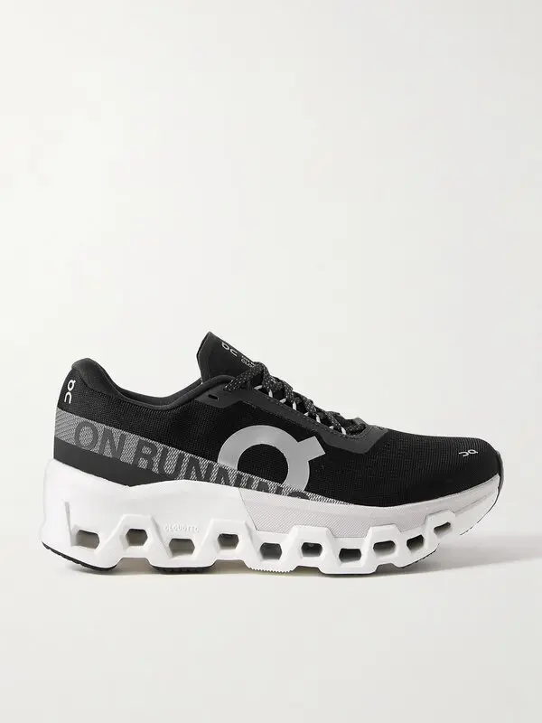 On Cloudmonster 2 Rubber-trimmed Sneakers - Black