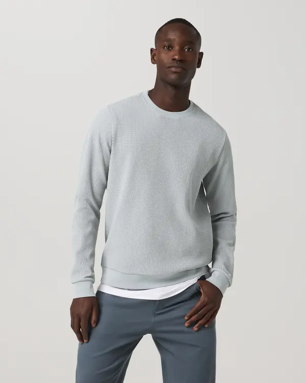 Vuori Jamestown Crew Neck T-shirt - Sea Fog