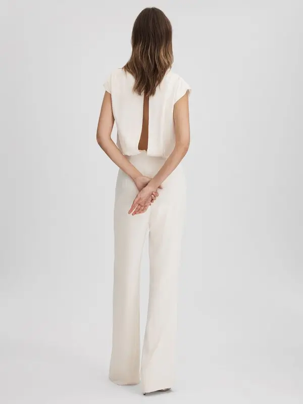 REISS Aurelia Draped Jumpsuit