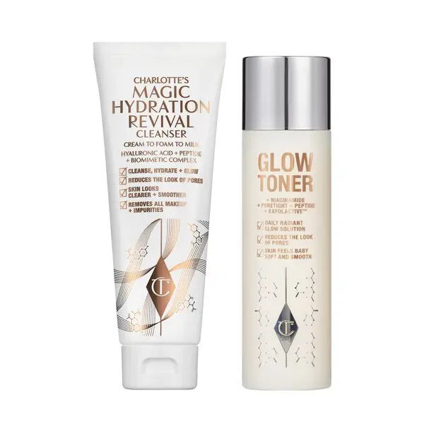 Charlotte Tilbury Magic Cleanse, Tone & Glow Duo - One-color