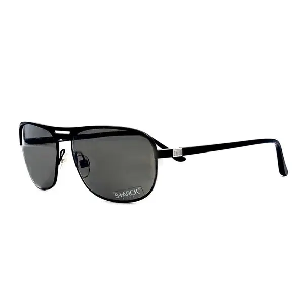 STARCK Rectangular Sunglasses - Black