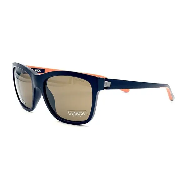 STARCK Pl 1040 Square Frame Sunglasses - Black