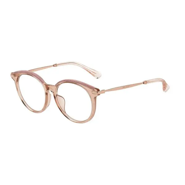 JIMMY CHOO Round Eyeglasses - Pink