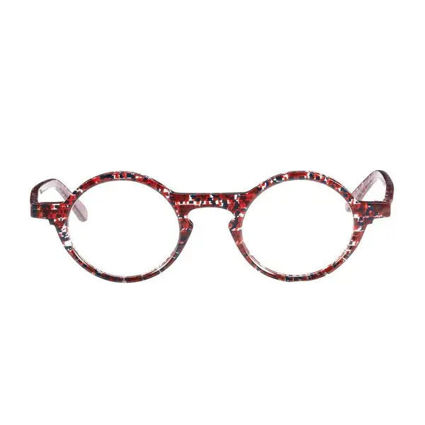 MATTTEW Figuier Round Eyeglasses - Red