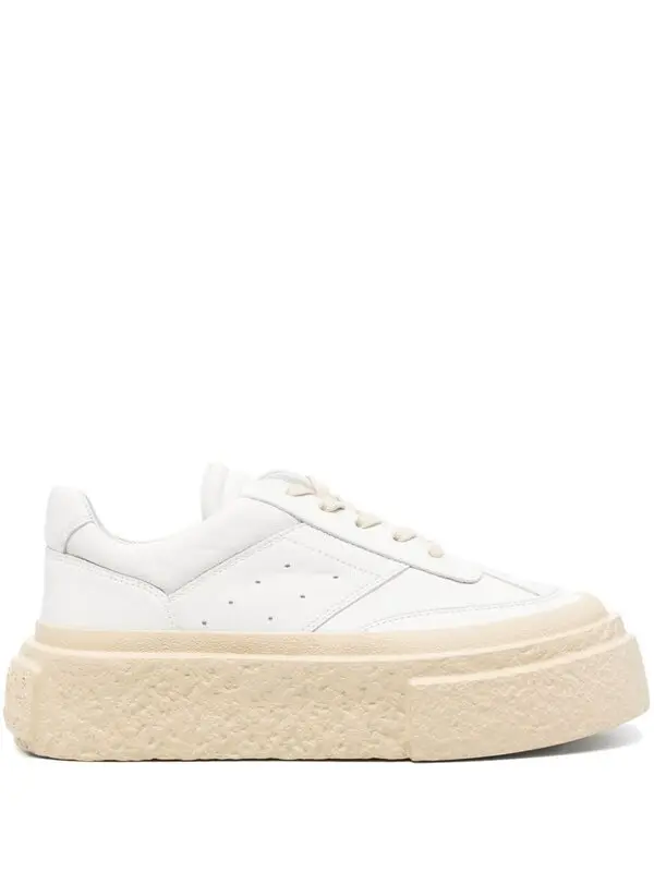 MAISON MARGIELA Contrasting-platform Sneakers - White