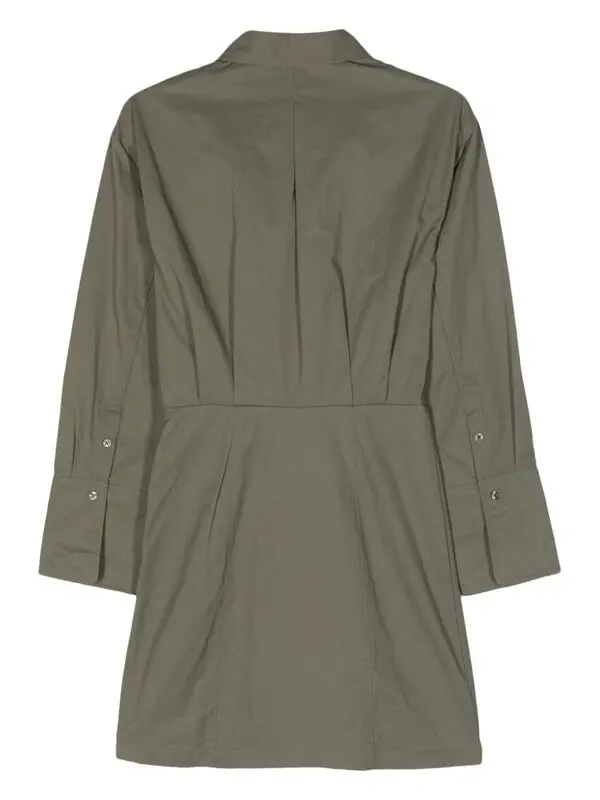 Womens Calvin Klein Jeans Green Soft Shirt Dress