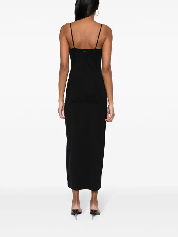 Calvin Klein Stretch-Jersey Maxi Dress - Black | Editorialist