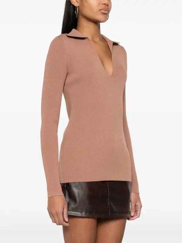 Calvin Klein Fine-ribbed Jumper - Brown