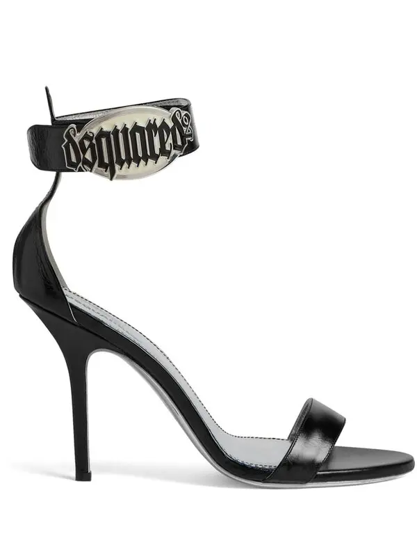 Dsquared2 Logo-plaque Leather Sandals