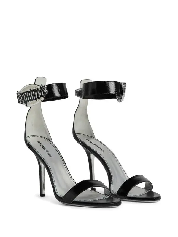 Dsquared2 Logo-plaque Leather Sandals