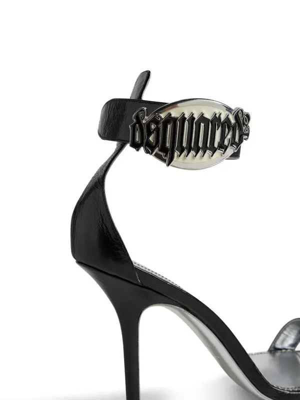 Dsquared2 Logo-plaque Leather Sandals