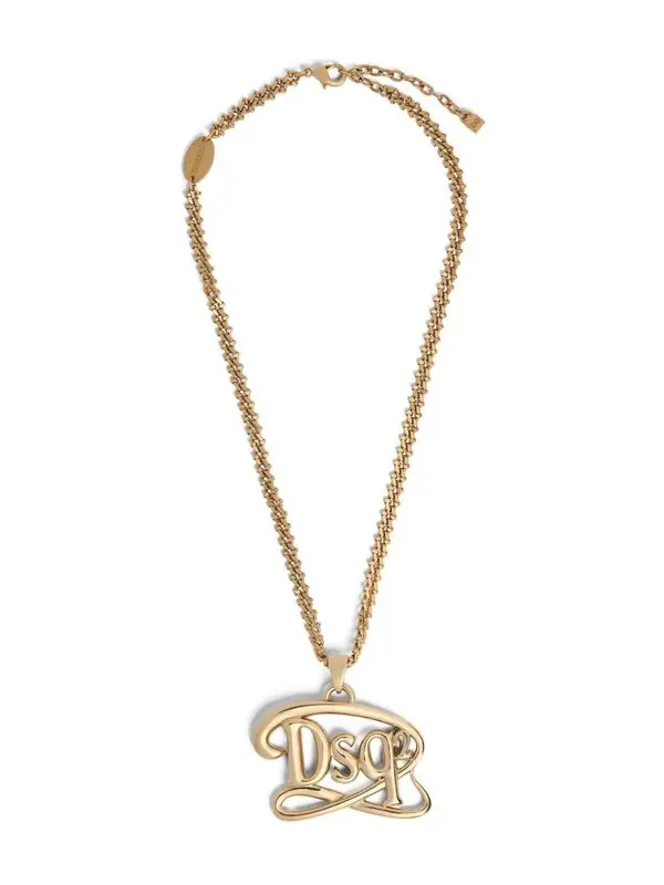 Dsquared2 Logo Pendant Chain Necklace