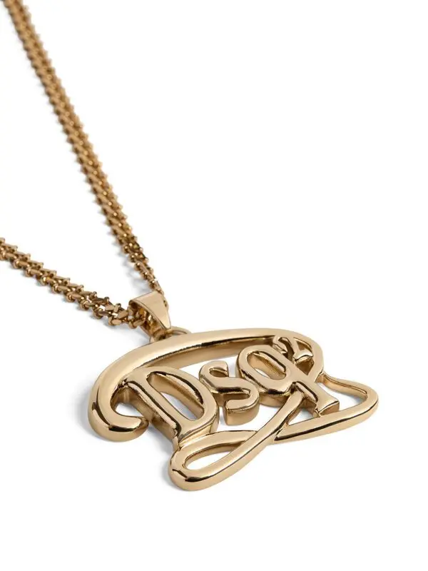 Dsquared2 Logo Pendant Chain Necklace