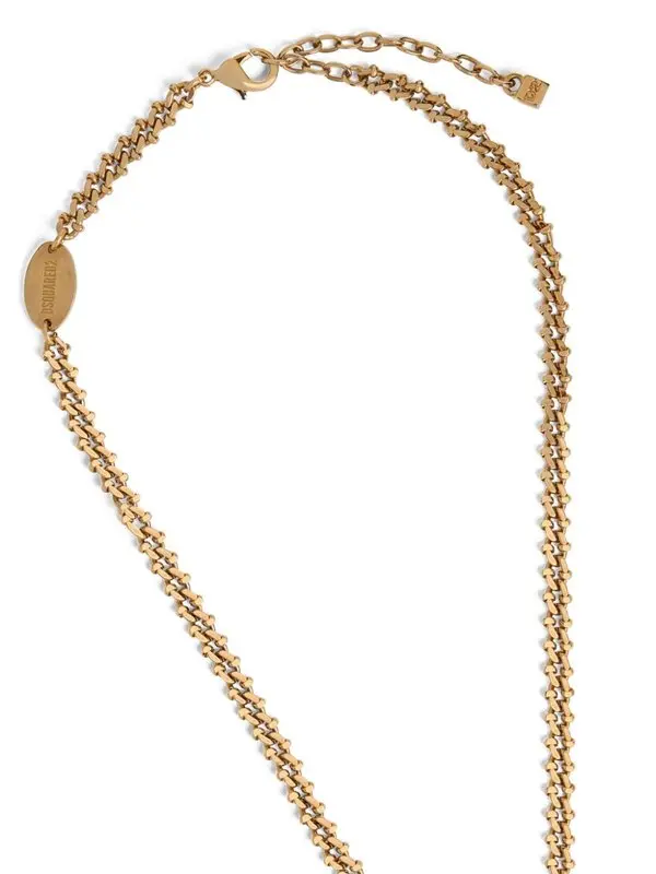 Dsquared2 Logo Pendant Chain Necklace
