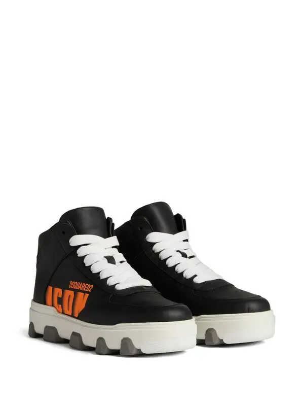 Dsquared2 Logo-lettering High-top Sneakers
