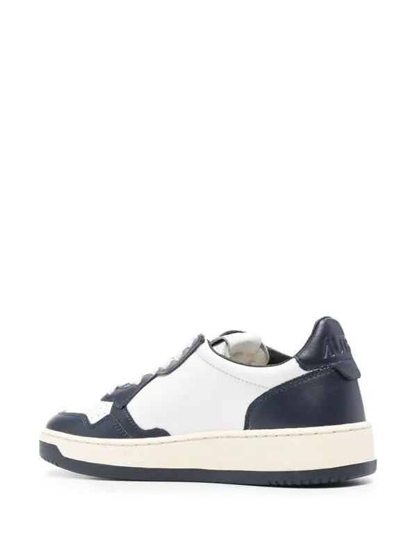 AUTRY Medalist Panelled Leather Sneakers - White