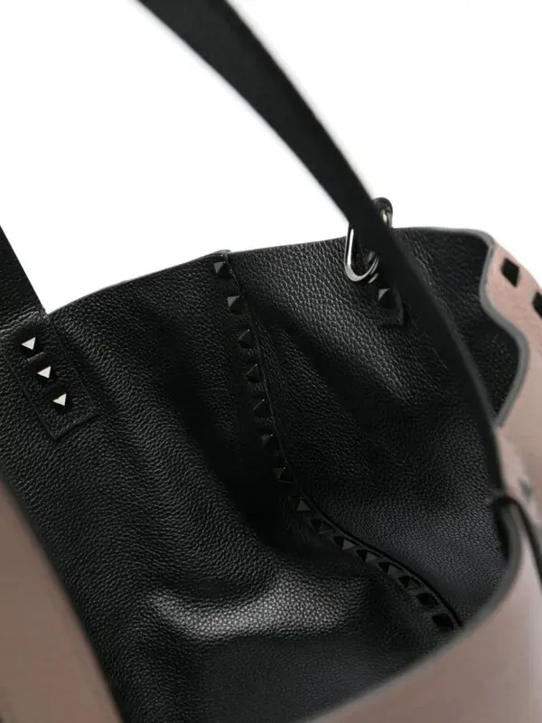 Valentino Garavani Reversible Rockstud Tote Bag - Brown