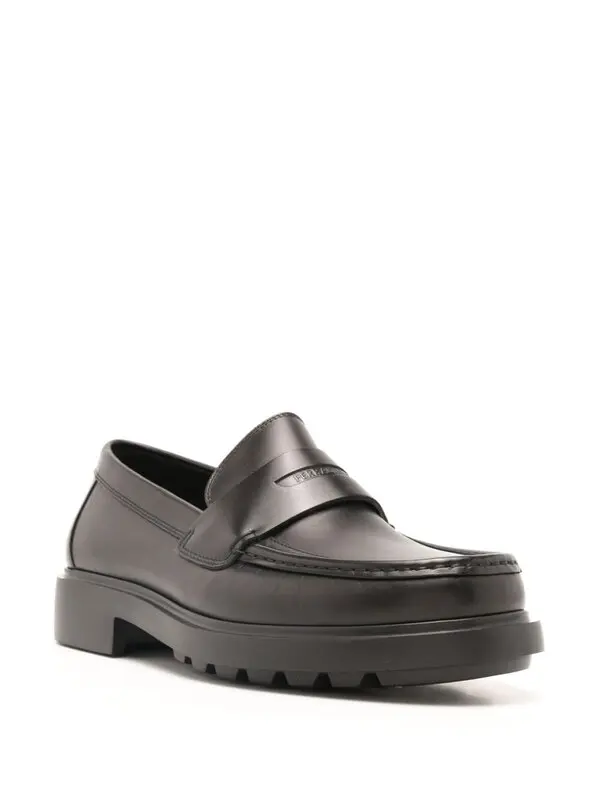 FERRAGAMO Penny-slot Leather Loafers