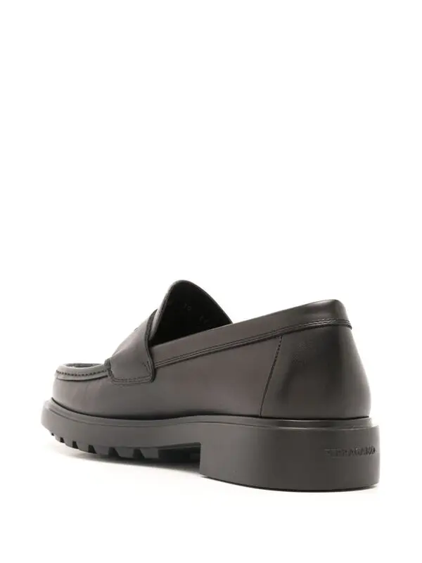 FERRAGAMO Penny-slot Leather Loafers