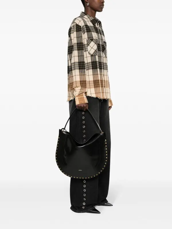 Isabel Marant Étoile Oskan Soft Shoulder Bag - Black
