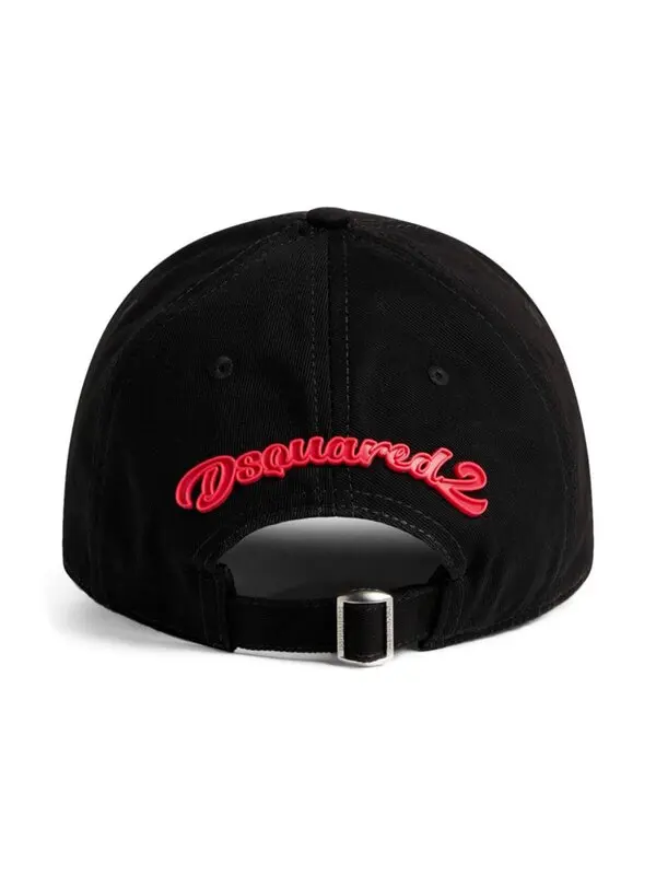Dsquared2 Logo-appliqué Cotton Cap