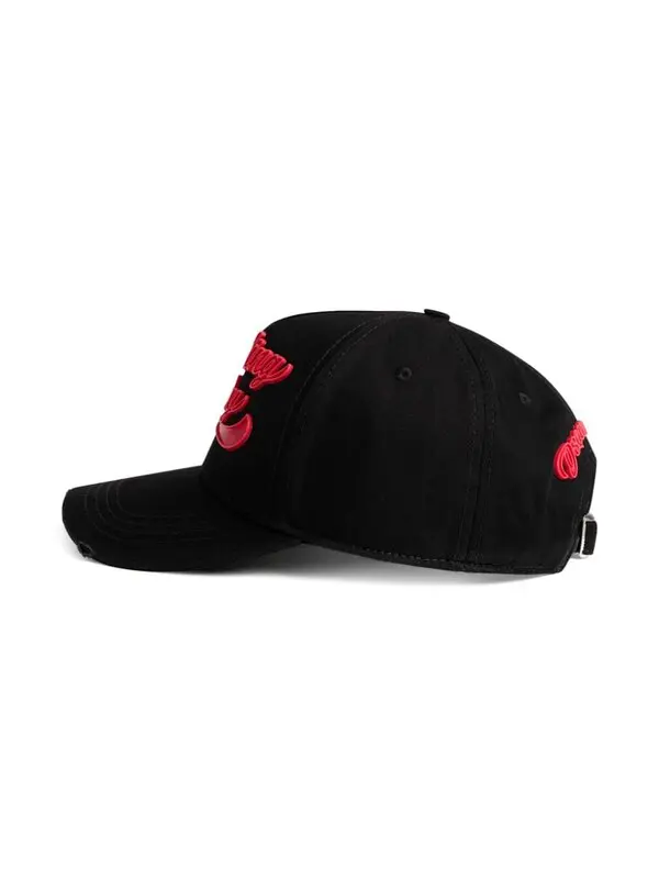 Dsquared2 Logo-appliqué Cotton Cap
