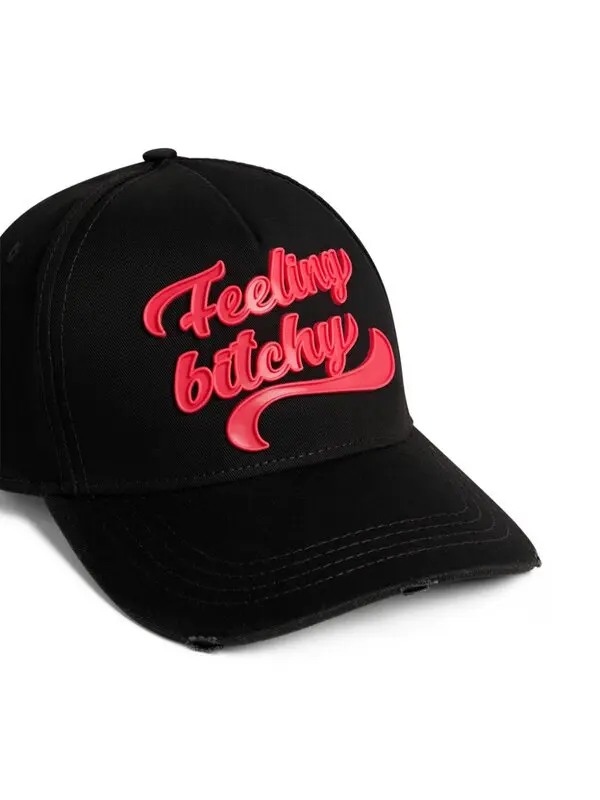 Dsquared2 Logo-appliqué Cotton Cap