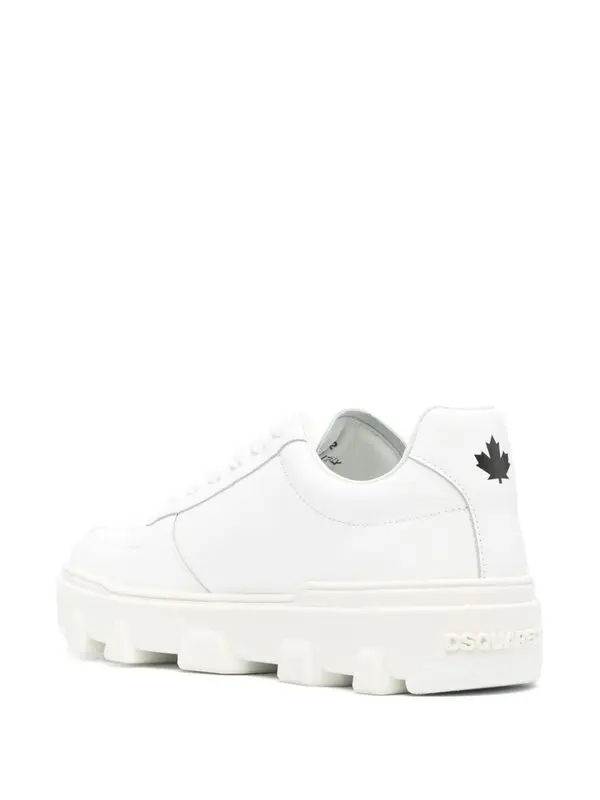 Dsquared2 Logo-printed Leather Sneakers