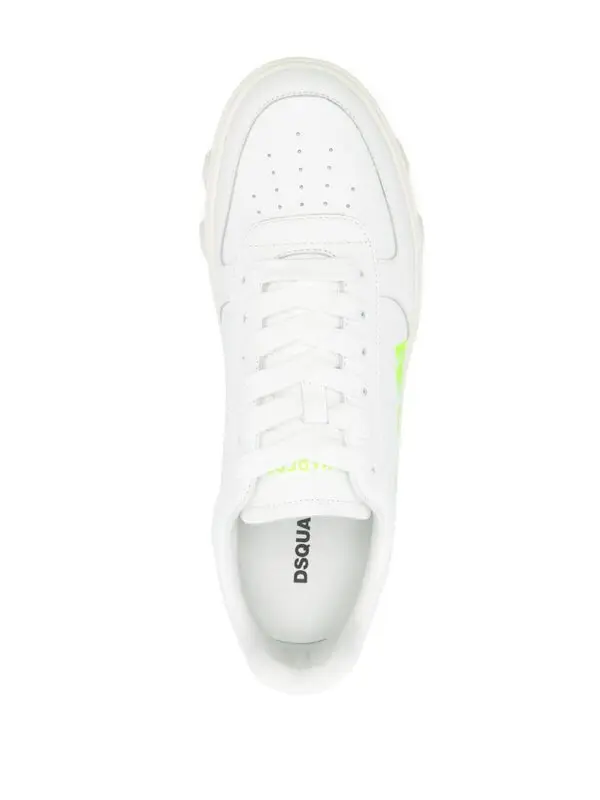 Dsquared2 Logo-printed Leather Sneakers