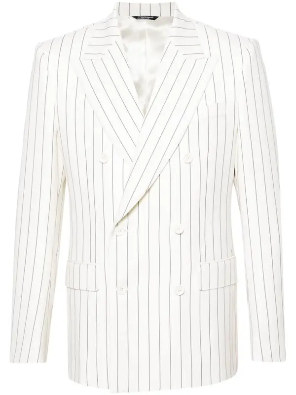 Dolce & Gabbana Pinstriped Double-breasted Blazer