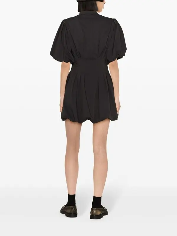 Simkhai Signature Cleo Shirt Mini Dress - Black