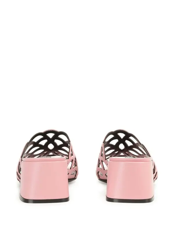 SERGIO ROSSI Mermaid 45mm Leather Sandals