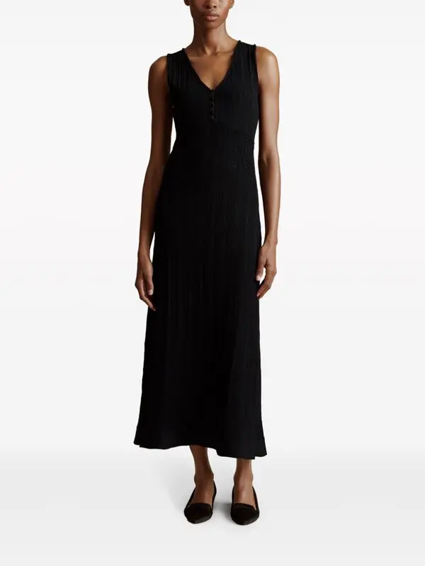 Adam Lippes Mysa Pointelle-knit Midi Dress