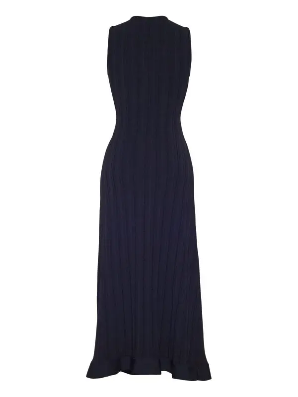 Adam Lippes Mysa Pointelle-knit Midi Dress