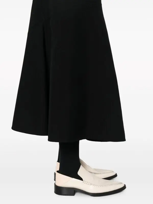 JIL SANDER Twill Cotton-blend Skirt