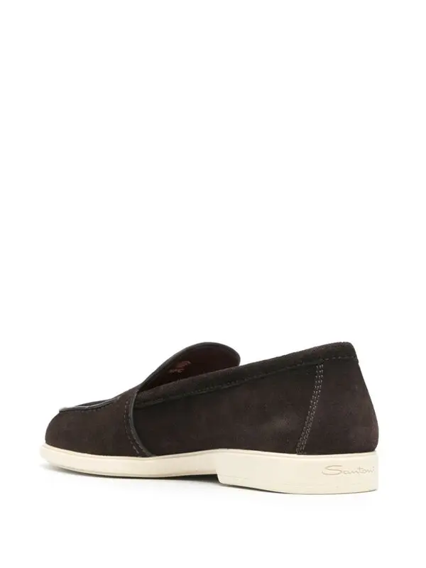Santoni Round-toe Loafers
