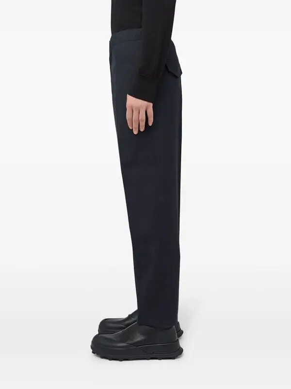 JIL SANDER Wool Tapered Trousers