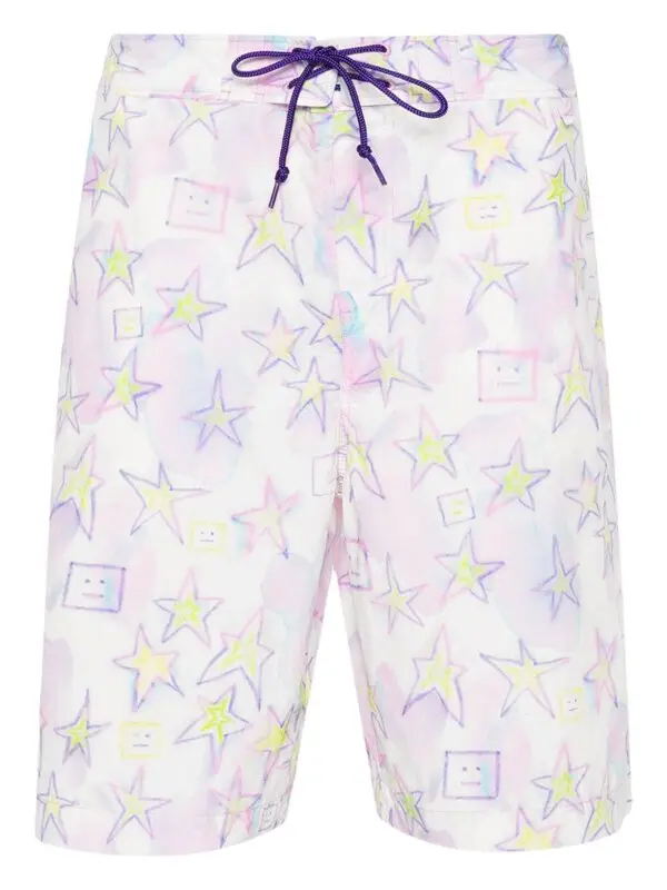 Acne Studios Star-motif Swim Shorts
