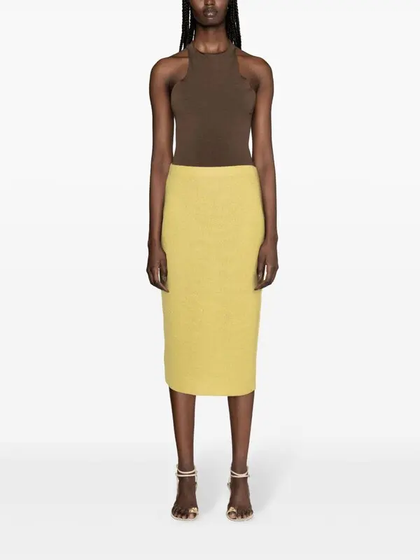 Fabiana Filippi Sequin-embellished Pencil Skirt - Green