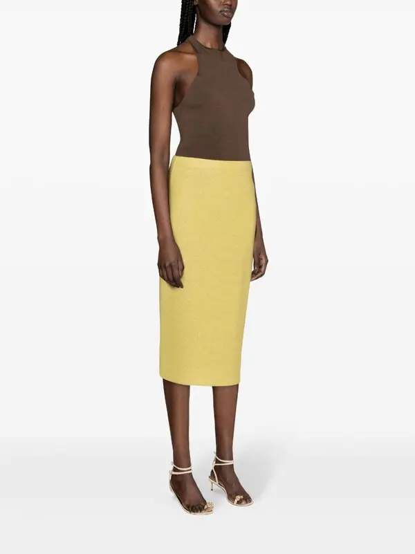 Fabiana Filippi Sequin-embellished Pencil Skirt - Green
