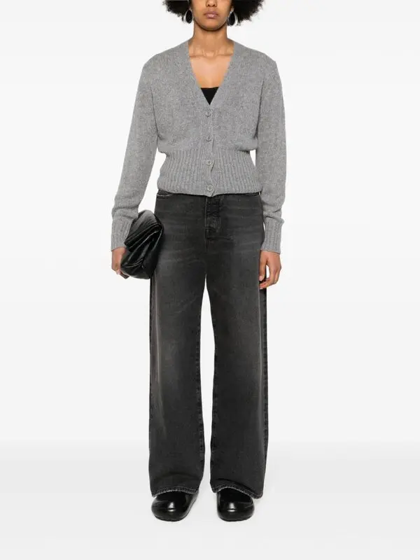 Fabiana Filippi Mélange Cashmere Cardigan - Grey