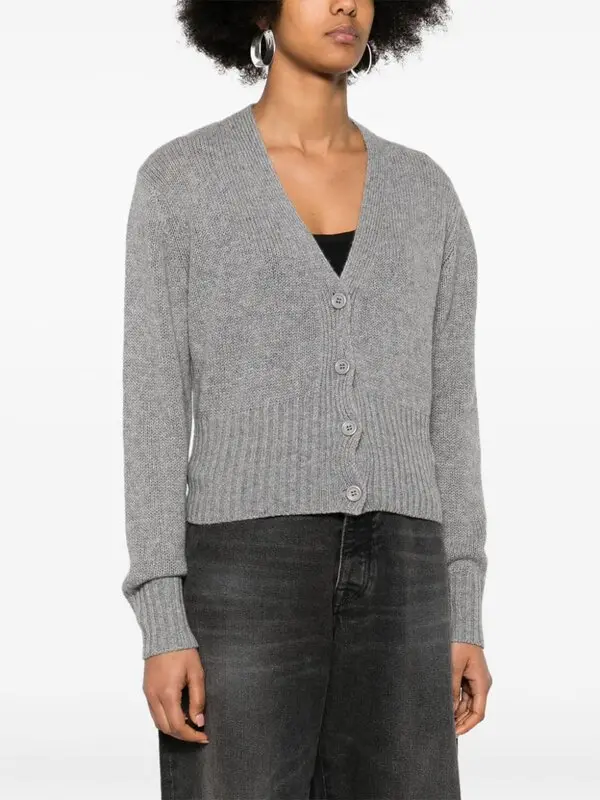 Fabiana Filippi Mélange Cashmere Cardigan - Grey