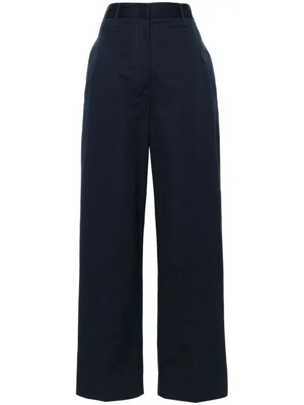 Fabiana Filippi High-waisted Wide-leg Trousers - Blue