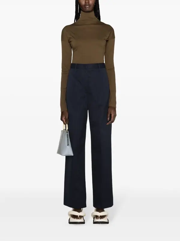 Fabiana Filippi High-waisted Wide-leg Trousers - Blue