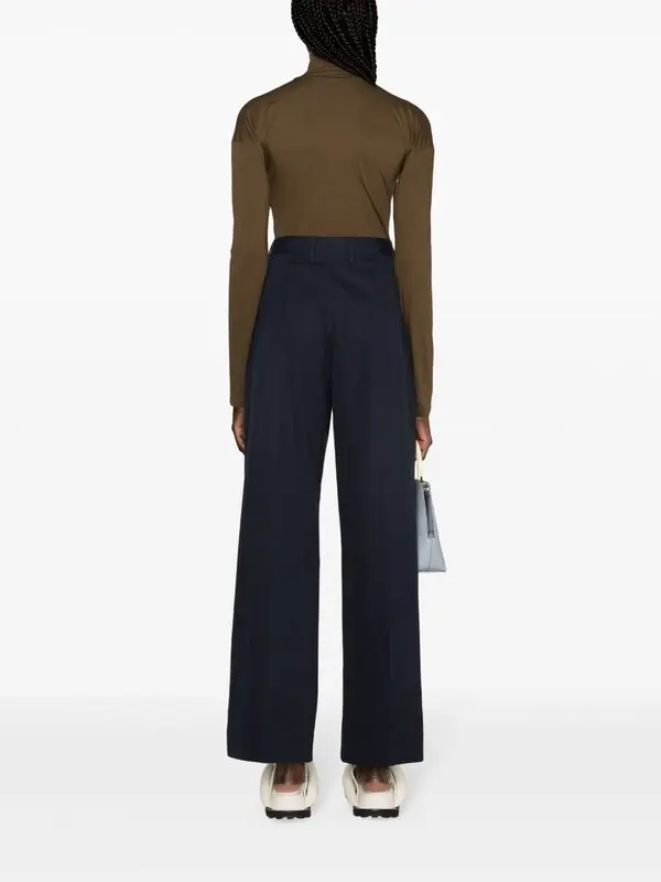 Fabiana Filippi High-waisted Wide-leg Trousers - Blue