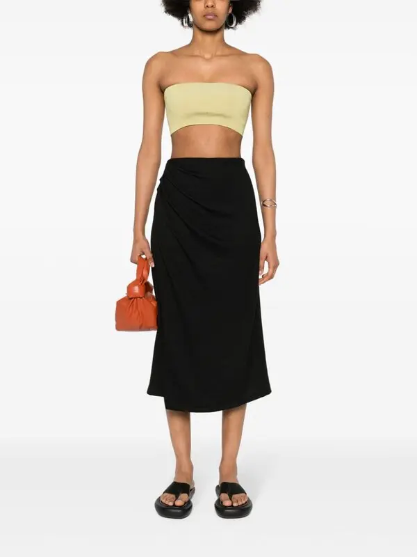 Fabiana Filippi Fine-ribbed Bandeau Top
