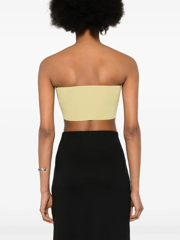 Fabiana Filippi Fine-ribbed Bandeau Top